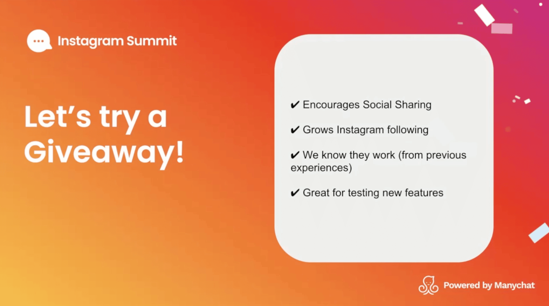 10 Key Takeaways from Instagram Summit - Manychat Blog